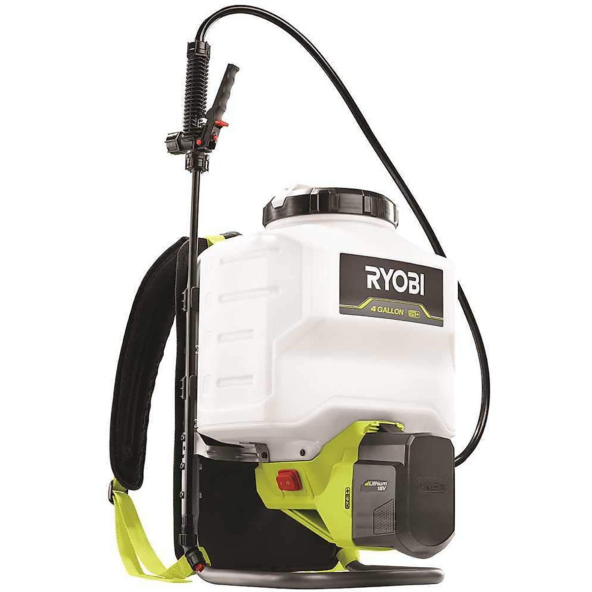 RYOBI ONE+ 18-Volt Lithium-Ion Cordless 4 Gal. Backpack Chemical Sprayer - 2.0Ah Battery and Charger Included