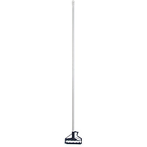 SPARTA 4166402 Spectrum Fiberglass Mop Handle With Quik-Release For Cleaning, Commercial, Residential, 60 Inches, White
