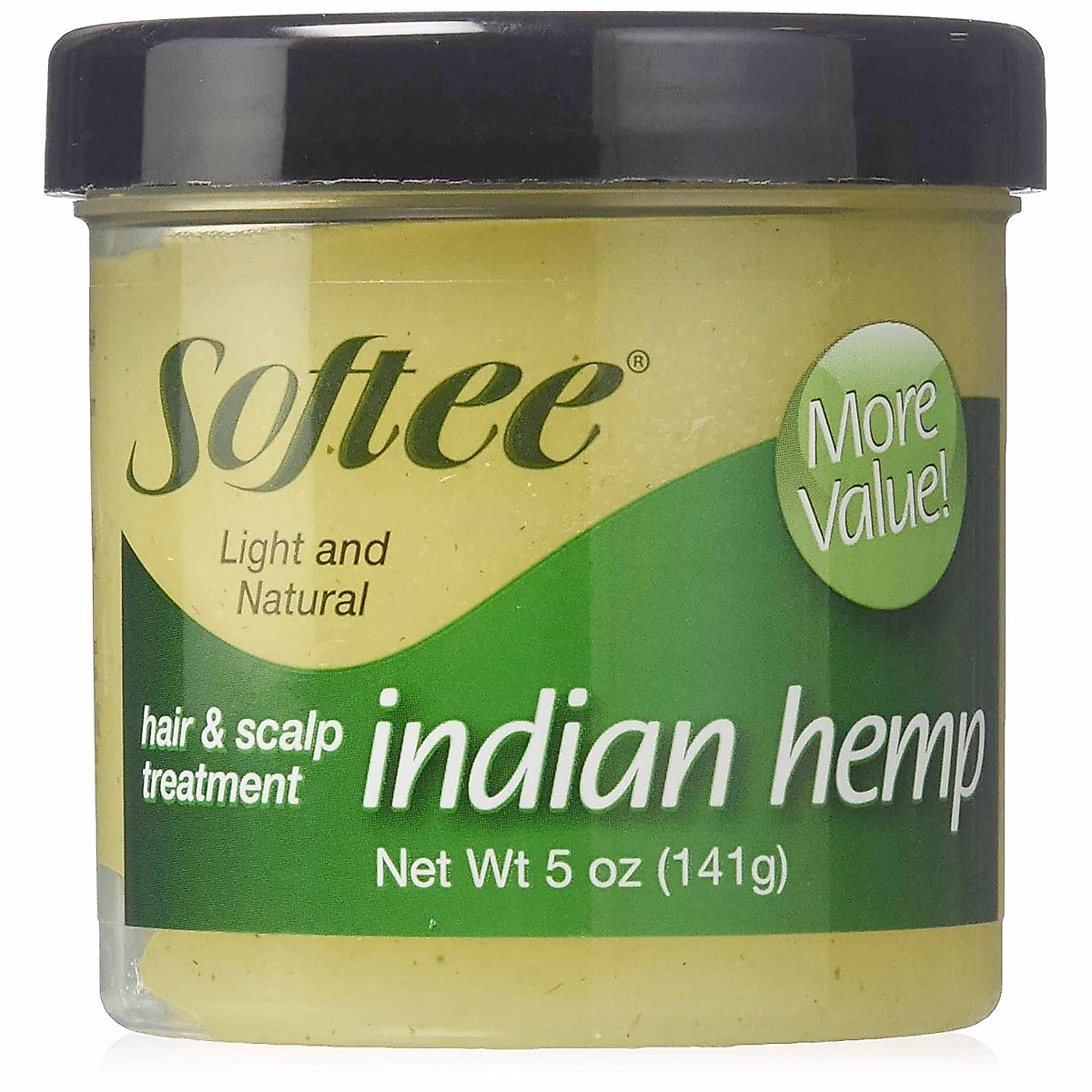 Softee Light And Natural Indian Hemp Hair And Scalp Treatment 5 Oz,Pack of 12