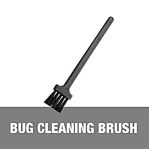 Sun Joe SJ-BZ15W-WHT UV Indoor Insect Fruit Fly Trap for Small Flying Insects, Non-Toxic UV Light, Non-Zapper, Bug Light w/10-Sticky Glue Traps Included, White