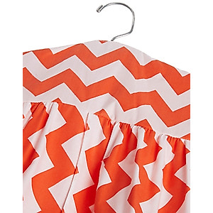 Baby Doll Bedding Chevron Diaper Stacker, Orange