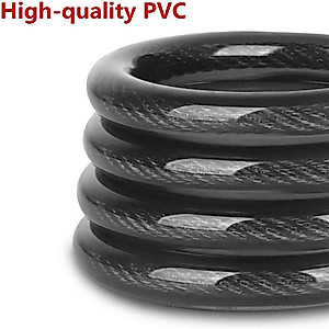 Bicycle Locks Heavy Duty Anti Theft Bike Lock High Security Level Bicycle Lock Bike Chain Lock High Security Bike Lock with Key Ideal for Bike, Electric Bike Other Outdoor Equipments,