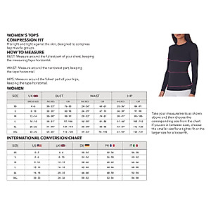 TCA Super Thermal Long Sleeve Women Running, Ski Base Layer - Compression Shirts Woman, Long Sleeve Workout Tops for Women - Black Rock, Medium