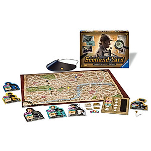 Ravensburger Scotland Yard Sherlock Holmes Edition - Strategy Game for Ages 8+ | Engaging Brain Teaser | Ideal for Family Game Night, Award-Winning Game