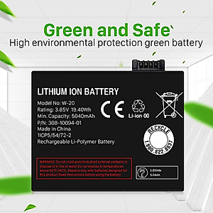 SHENMZ W-20 Battery for NETGEAR Nighthawk 5G WiFi 6 Mobile Hotspot Pro by AT&T W-20 MR5100 MR5200, MR5200-100EUS Higher Capacity Replacement Battery