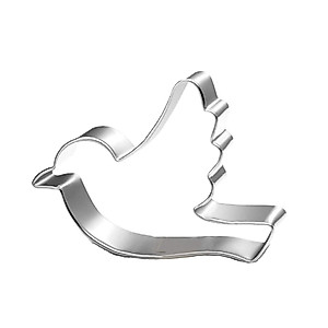 WJSYSHOP Peace Dove Bird Cookie Cutter