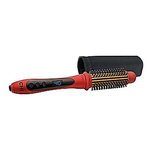 CHI Amplitude Ceramic Heated Round Brush, Ruby Red