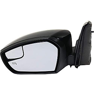 Kool Vue Driver & Passenger Side Power Heated Mirrors for Ford Escape 2017-2019 Without Signal Light, Blind Spot Monitor, Memory & Puddle Lamp Paintable
