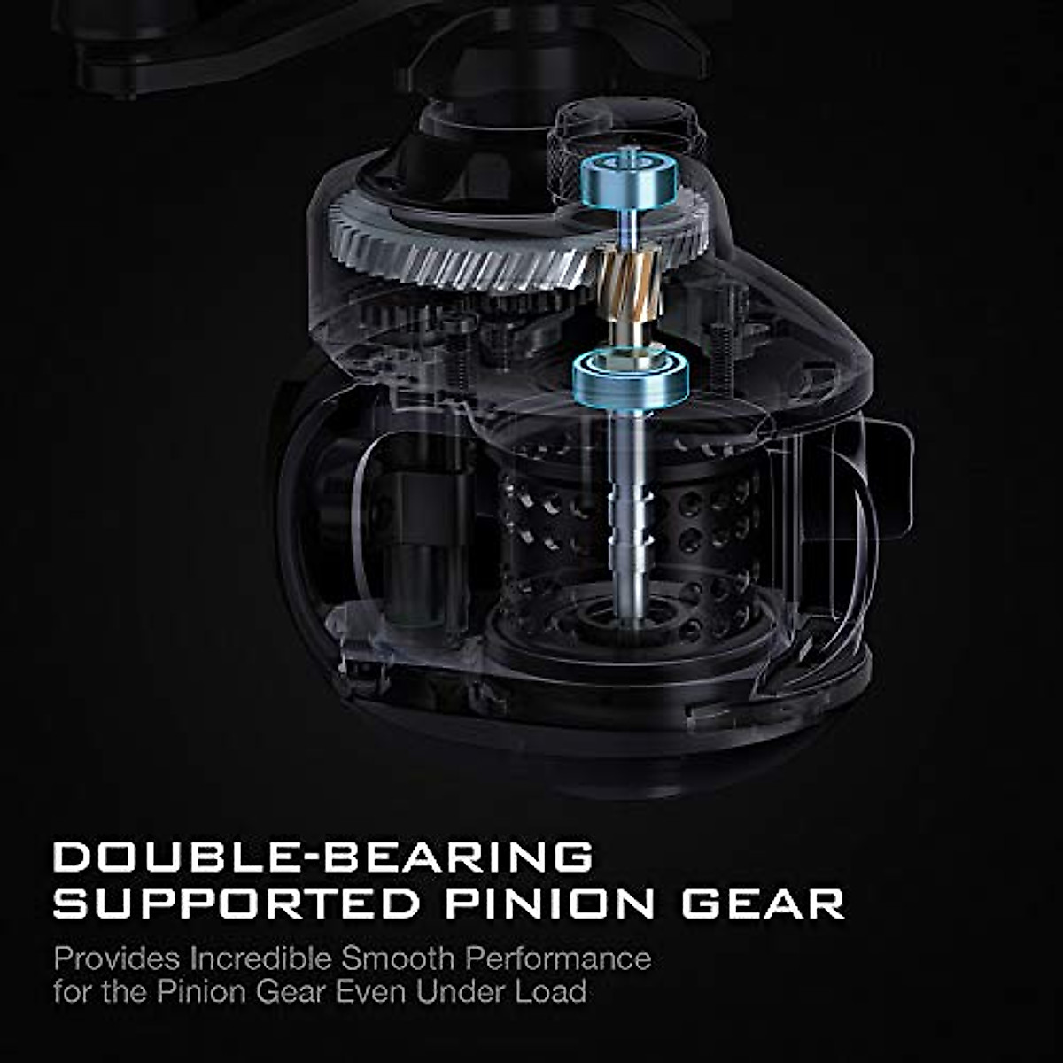 Piscifun Spark Pro Baitcasting Reel - Low Profile 6.6:1 Baitcaster Fishing Reel, Super Compact 16.5 LB Carbon Fiber Drag, 11 + 1 Shielded Ball Bearings Magnetic Brake System(Right Handed)