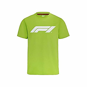 Formula 1 - Official Merchandise - Large F1 Logo T-Shirt - Lime - Size: M