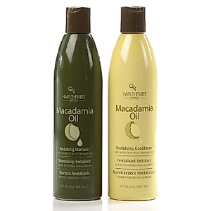 Hair Chemist Macadamia Oil Revitalizing Combo - Shampoo 10 ounce and Conditioner 10 ounce