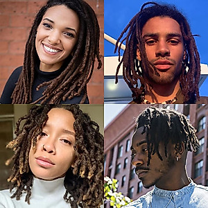 FAMILOCS Afro Bulk Human Hair 10 Inch 5 Packs 150g Afro Curly Hair Bulk for Making Locs, Repair Dreadlocks, Twist Braiding, #1B Natural Black Color Can be Dyed and Bleached, with Crochet Hook and Comb