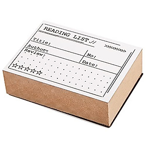 Tosnail 18 Pieces Bullet Journal Stamps, Decorative Rubber Stamp Set, Calendar Planner Stamps Wooden Stamps Bujo Stencils for to Do List, Tasks, Diary, Planner, Letters, Scrapbook, Cards, Crafts