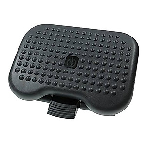 SELF-MATE Ergonomic Foot Rest Under Desk with Tilt Angle and Height Position, Computer Foot Rest Under Desk with Non-Slip Surface, Office Desk Foot Rest - Improves Posture and Blood Circulation