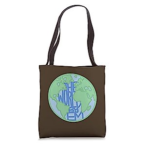 the world by em Tote Bag