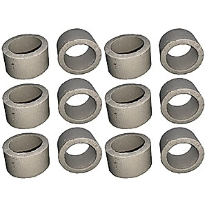 Aquarium Plant Weight Ceramic Ring / Pot 12 Pack Plant Anchor Anti Floating Plants Water Plants Fix Ring Aquarium Plant Weights Pot by Awesome Aquatic (12 Pack Rings)