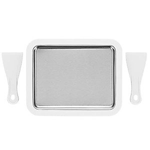 7Penn Instant Freezer Homemade Ice Cream Cold Plate Roller with 2 Spatulas - Anti Griddle Ice Cream Roll Maker Slab Pan