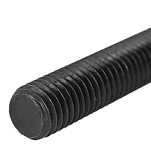 uxcell M12x150mm Grade 8.8 Fully Thread Hexagon Head Metal Hex Cap Screw Bolt Stud 4pcs