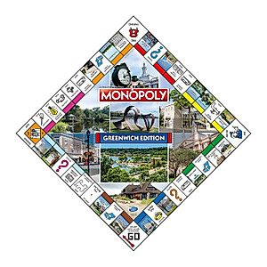 Monopoly Board Game Massachusetts Edition: 2-6 Players Family Board Games for Kids and Adults, Board Games for Kids 8 and up, for Kids and Adults, Ideal for Game Night