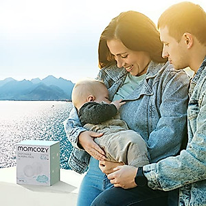 Momcozy Ultra-Thin Disposable Nursing Pads, Super Absorbent and Breathable Breastfeeding Pads, Make The Breasts Light and Unburdened, 3D Shape for The Best Fit, Individually Packaged（120 Count）