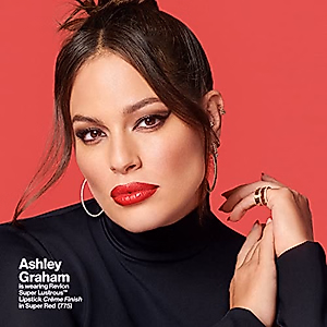 Revlon Super Lustrous Lipstick, Creamy Formula For Soft, Fuller-Looking Lips, Moisturized Feel, 745 Love Is On, 0.15 oz