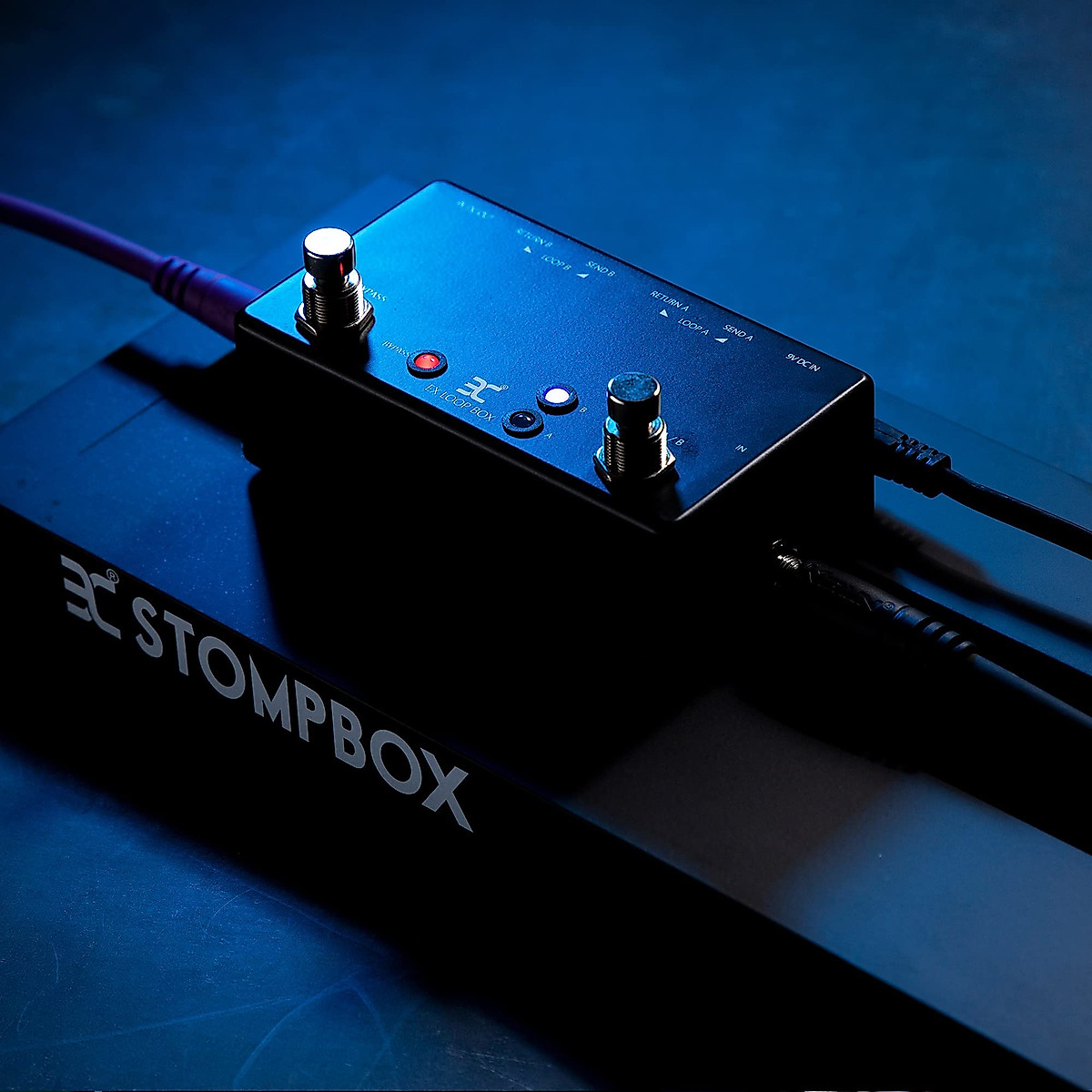 EX Guitar Effects Loop Switcher Pedal Passive Channel Switcher Box