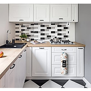 XIKAINUO Retro Flower Kitchen Grocery Storage Bag Holder, Washable Canvas Grocery Shopping Bags, Carrier Plastic Trash Bag Dispenser for Home Kitchen Bathroom Farmhouse Decor Gift