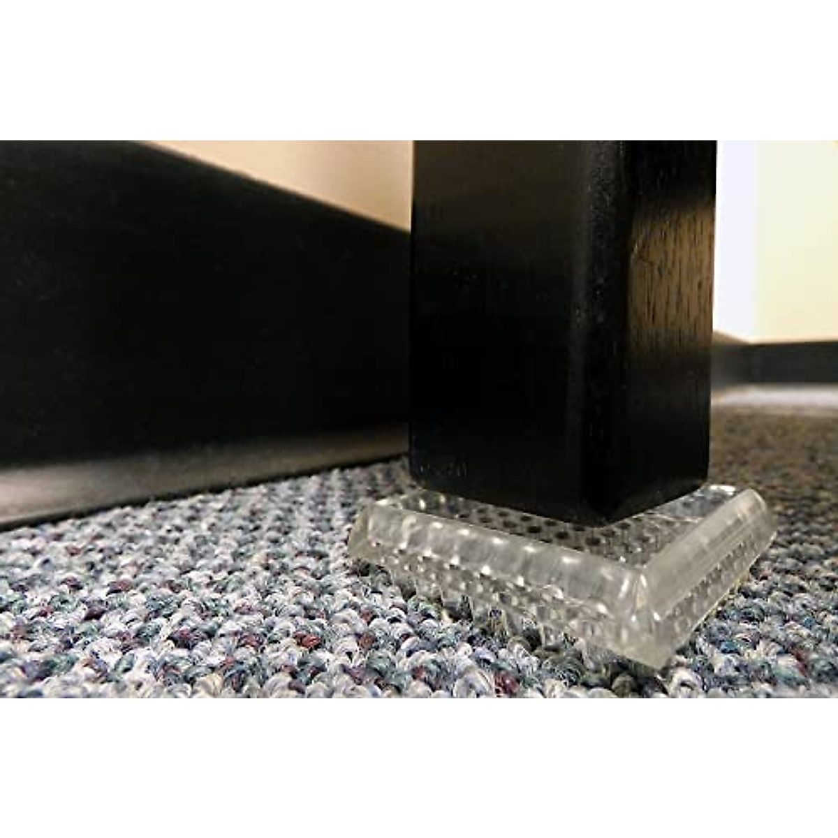 Shepherd Hardware 9083 1-7/8-Inch Spiked Furniture Cup, Clear Plastic, 4-Pack