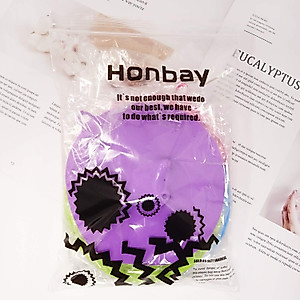 Honbay 5PCS 13cm/5.12inch Cute Swimming Piggy Anti-dust Silicone Cup Lids Mug Cover with Hanging Loops