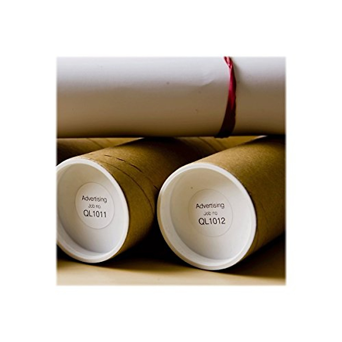 Brother DK-11219 Label Roll, Round Labels, Black on White, 12 mm, 1200 Label Roll, Brother Genuine Supplies