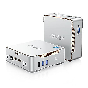 KAMRUI GK3 Plus Mini PC,12th Intel Alder Lake- N95 (up to 3.4GHz) 16GB RAM 512GB M.2 SSD Micro PC, Gigabit Ethernet, 4K UHD, Dual Wi-Fi, BT 4.2 Home/Business Mini Desktop Computer