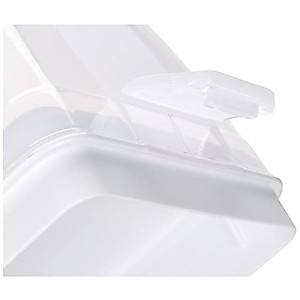 CURVER Curver-175247-Rectangular Cake Tin-Transparent/White, Multicolour