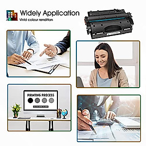 Cool Toner Compatible Toner Cartridge Replacement for HP 80X CF280X 80A CF280A Laserjet Pro 400 M401n MFP M425dn M401dne M401dn M401dw M425dw Laserjet Pro 400 Toner M401 M425 Printer (Black, 2-Pack)