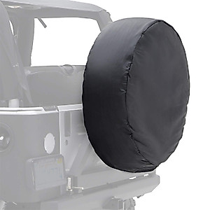 Smittybilt 773515 Denim Black Large Spare Tire Cover