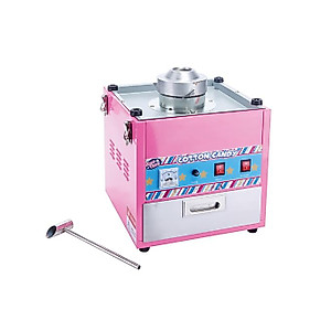 Winco CCM-28 Cotton Candy Machine, 120 Cones/Hour, Pink