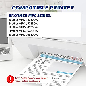 DOUBLE D LC3019 XXL Compatible Replacement for Brother LC3019 LC3019XXL Ink Cartridges Super High Yield for Brother MFC-J6930DW MFC-J6530DW MFC-J5330DW MFC-J6730DW (2BK,2C,2M,2Y) 8Pack