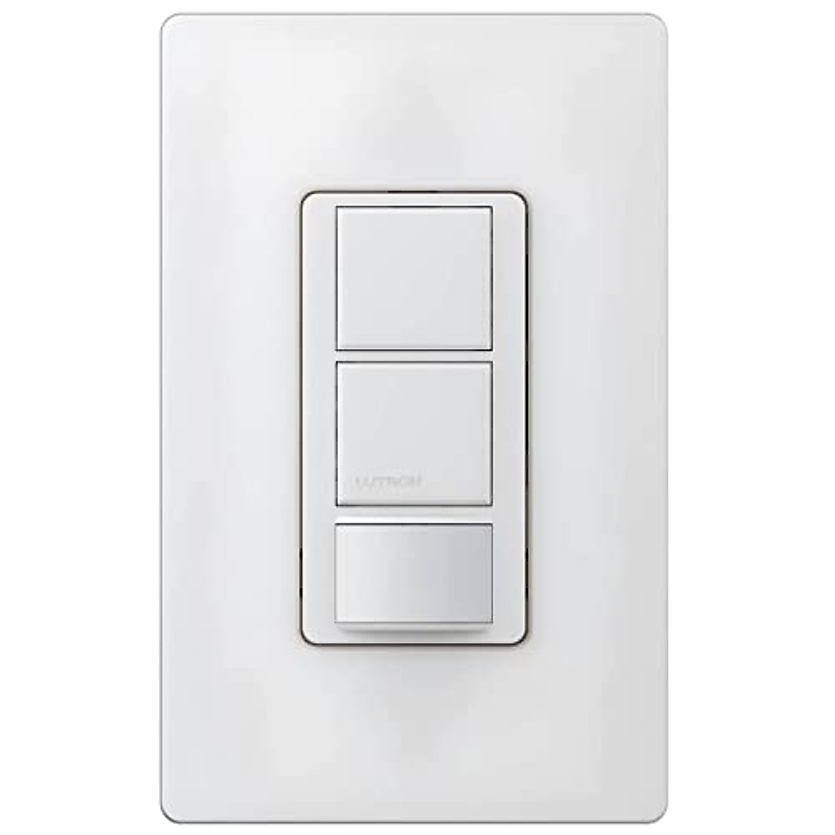 Lutron MS-OPS6-DDV-WH Motion Sensor, Maestro Occupancy Sensor Switch, 6A, Single Pole/Dual Circuit - White