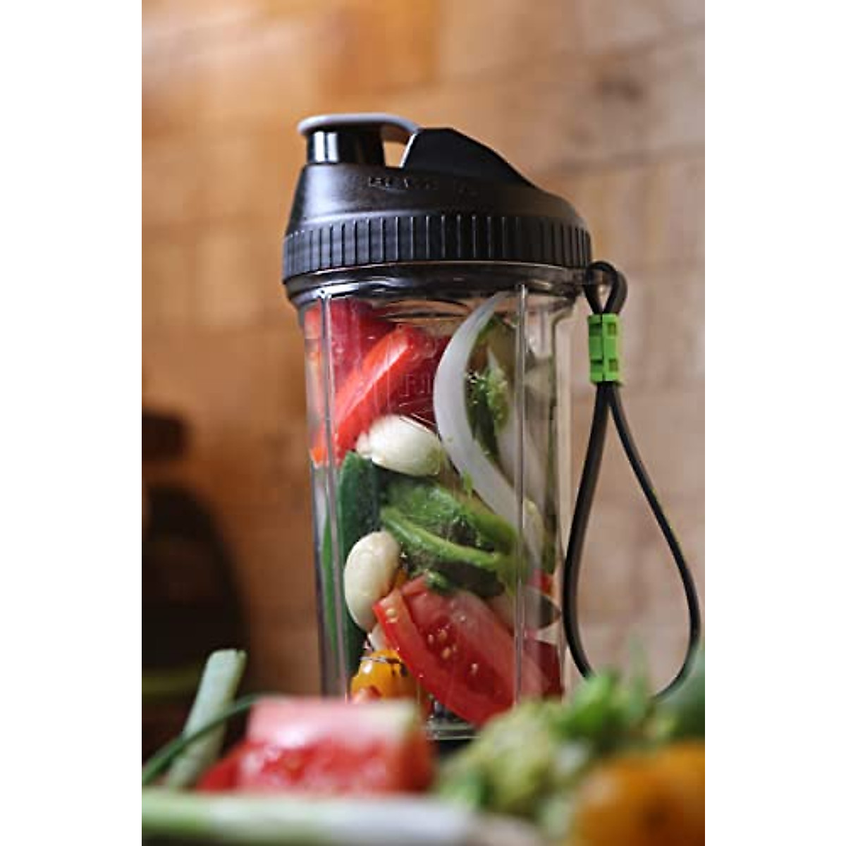 Bevrev Blender & Mixer 2-Pack: Includes Non-Electric Blender Sports Bottle with Stainless Steel Blades for Shakes/Smoothies & Non-Electric Mixer with The Propeller Blade for Mixing Protein Powders.