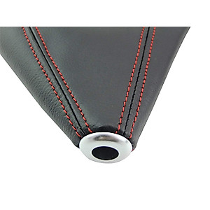 PVC Shift Boot for Manual Automatic Car/Auto Gear Shift Knob Cover MT/at Universal Type (Red)