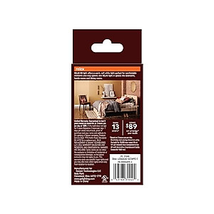 GE Relax LED Light Bulbs, Candle Lights, 60 Watts, Soft White Clear Decorative CA11 Bulbs, Small Base (2 Pack)