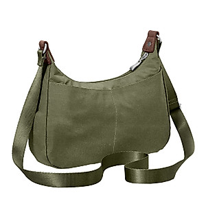 Baggallini womens Out About Bagg With Rfid Wristlet top handle handbags, Black, One Size US