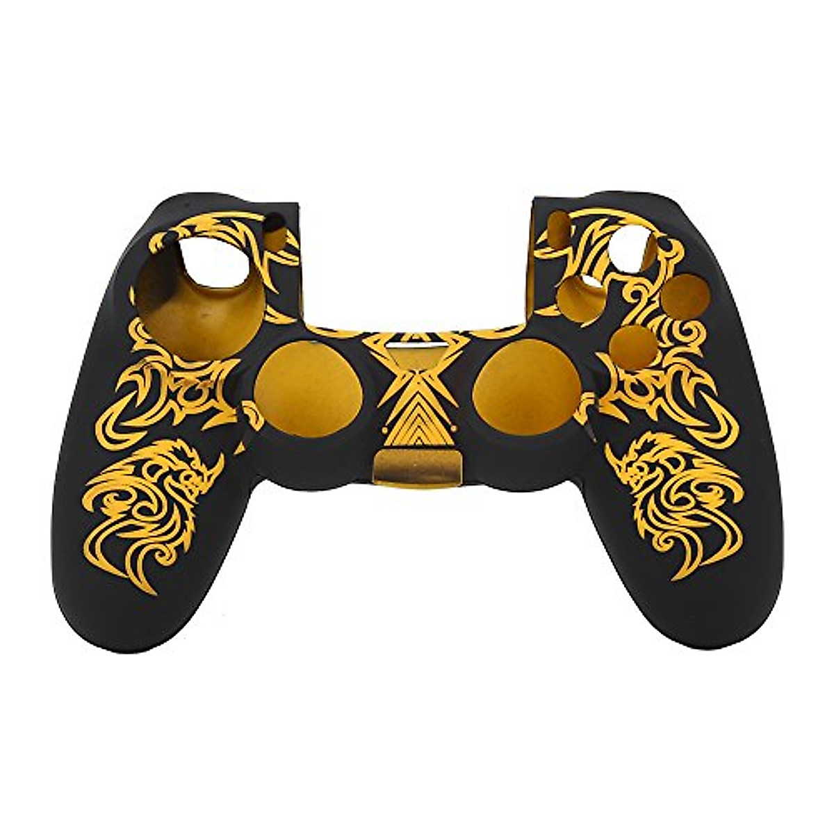 Bewinner Gamepad Controller Cover Silicone Cover for PS4 Controller, Cover Protective Covers for PS4, Cover Case Silicone Cover Protector Accessories for PS4 Controller(Yellow)