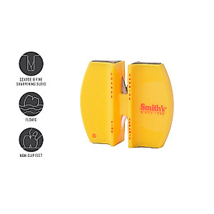 Gerber Gear 22-48485 Paraframe Mini Pocket Knife, 2.2 Inch Fine Edge Blade, Stainless Steel & Smith's CCKS 2-Step Knife Sharpener