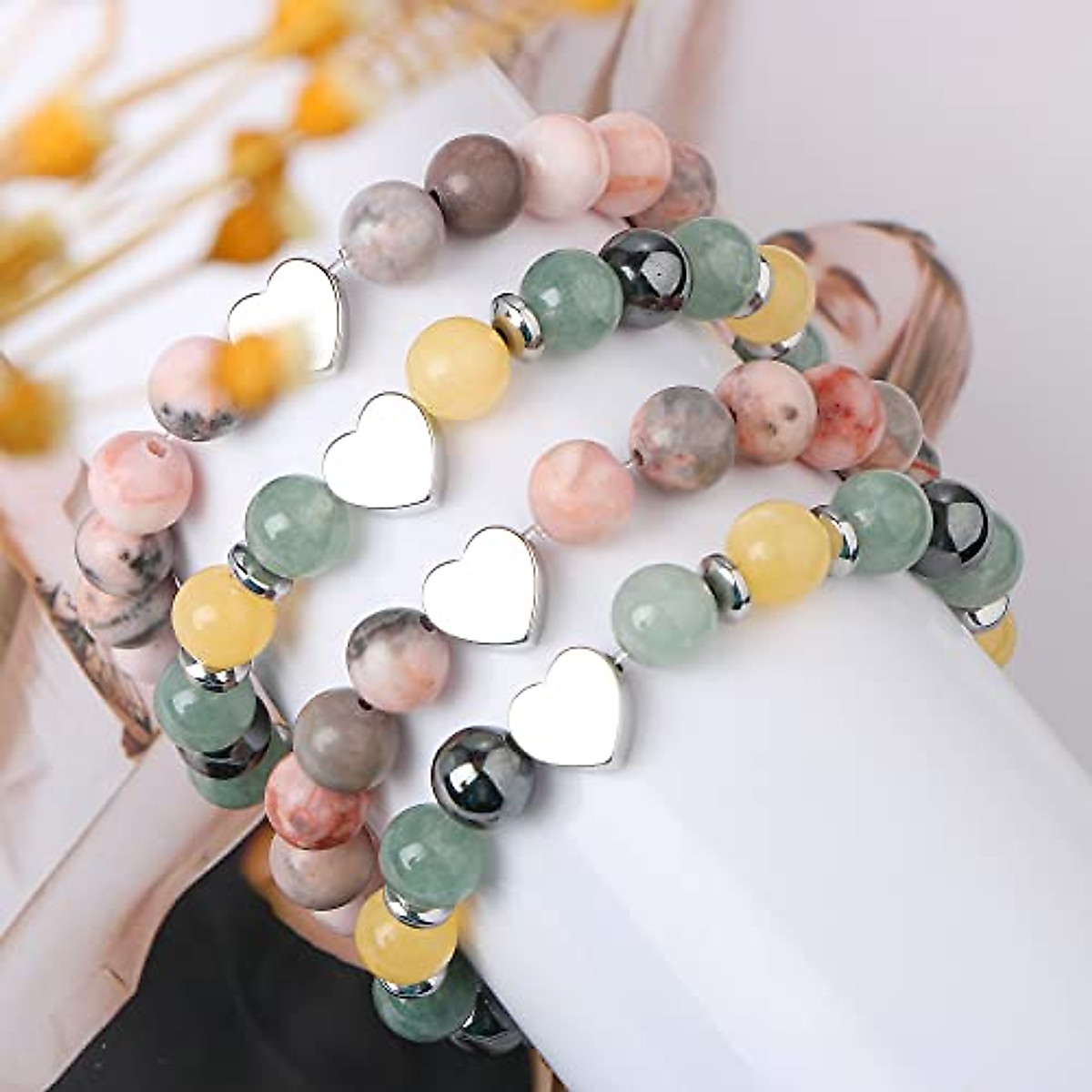 Gifts for 30 Year Old Women 30th Birthday Gifts for Her 30 Years Old Birthday Beaded Bracelets for 30 Year Old Women Gift Ideas 30th Bday Jewelry Gifts for Best Friend Healing Crystal Bracelet