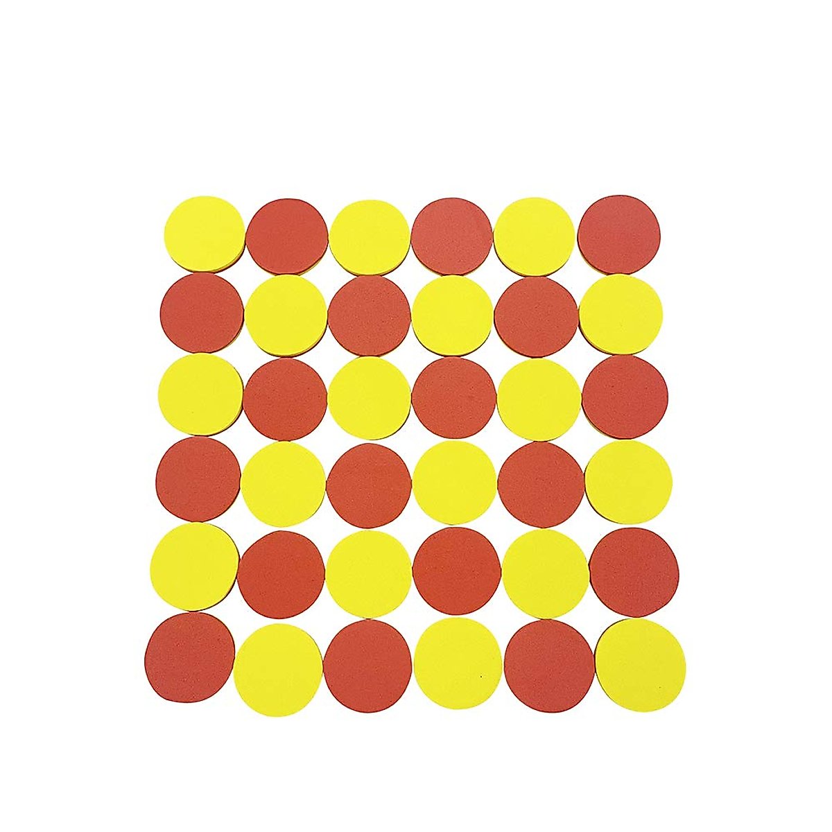 SEETOOOGAMES 1 inch Two-Color Counters, Red/Yellow, Educational Counting, Sorting, Patterning, Grouping & Math Bingo Chips, 400 Pieces