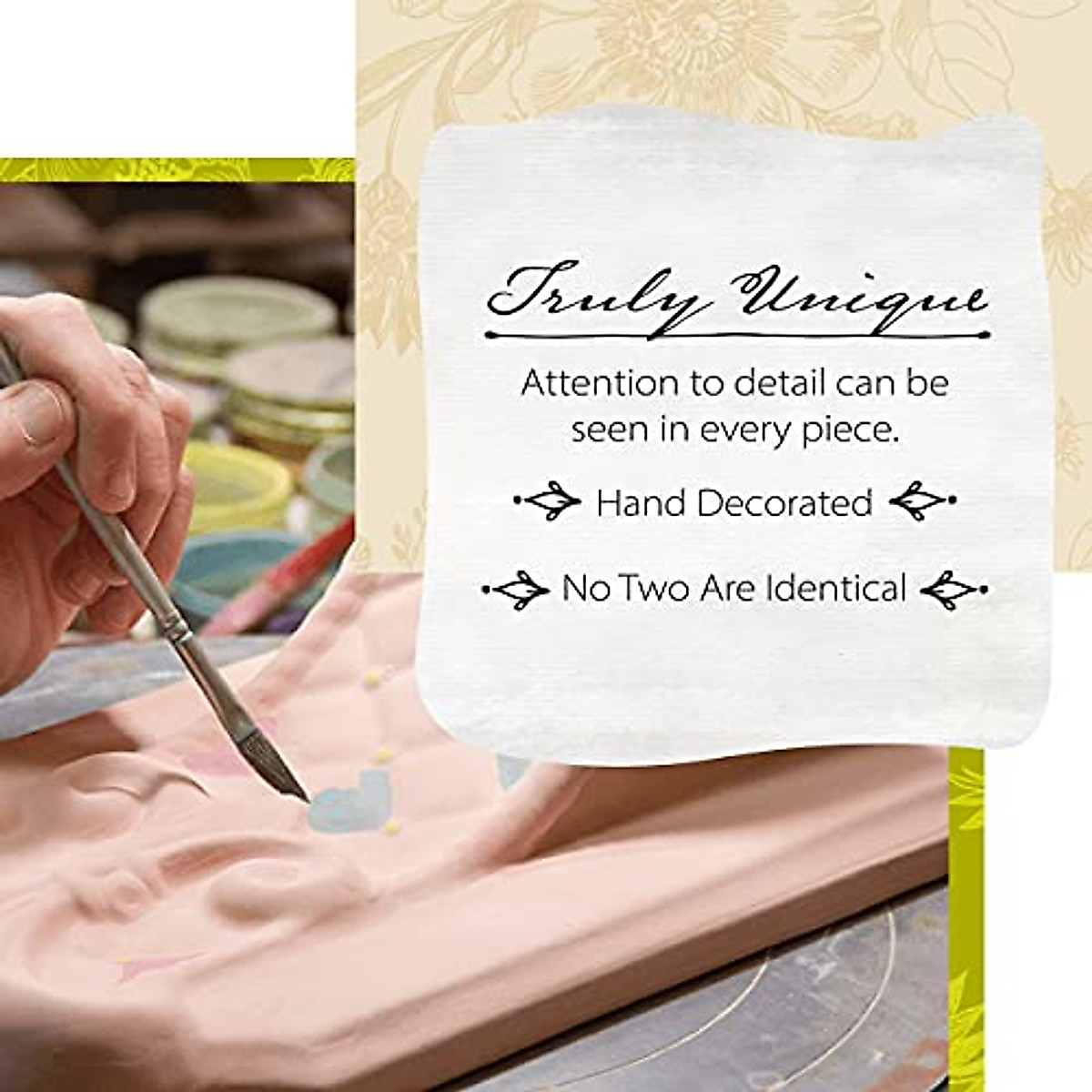 MacKenzie-Childs Courtly Check Enamel Pitcher, Kitchen Counter Decor for Water, Flowers, and More