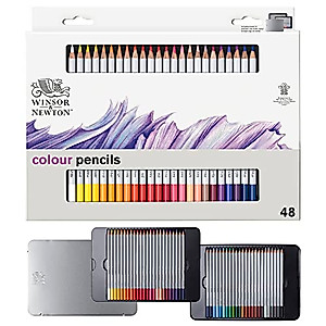 Winsor & Newton Studio Collection Artist Pencils, Color Pencils, Set of 48