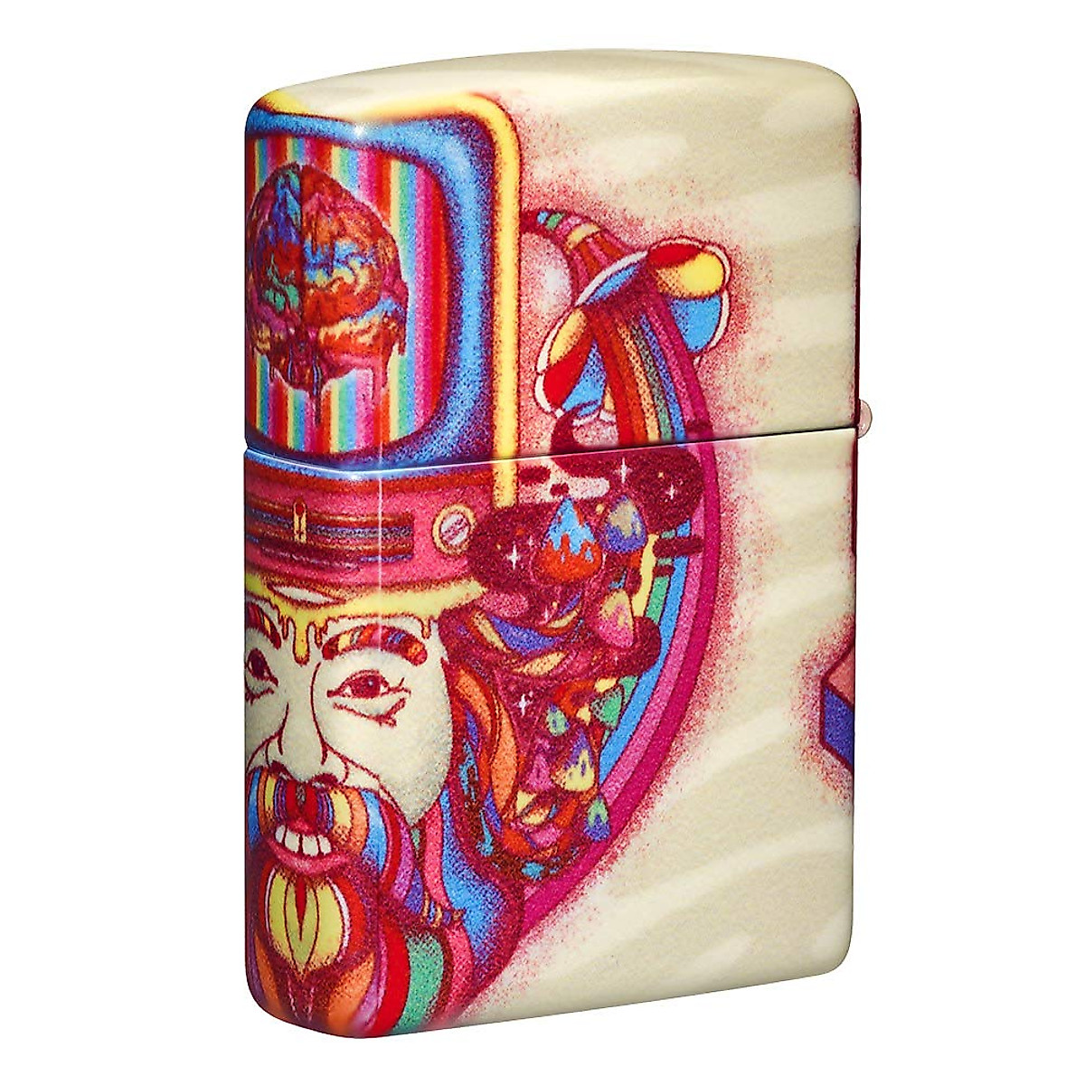 Zippo Trippy Psychedelic Design 540 Color Pocket Lighter