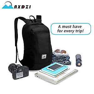 NXDZI 20L Lightweight Waterproof Hiking Backpack for Women Men, Foldable Travel Backpack, Ultralight Sport Camping Daypack