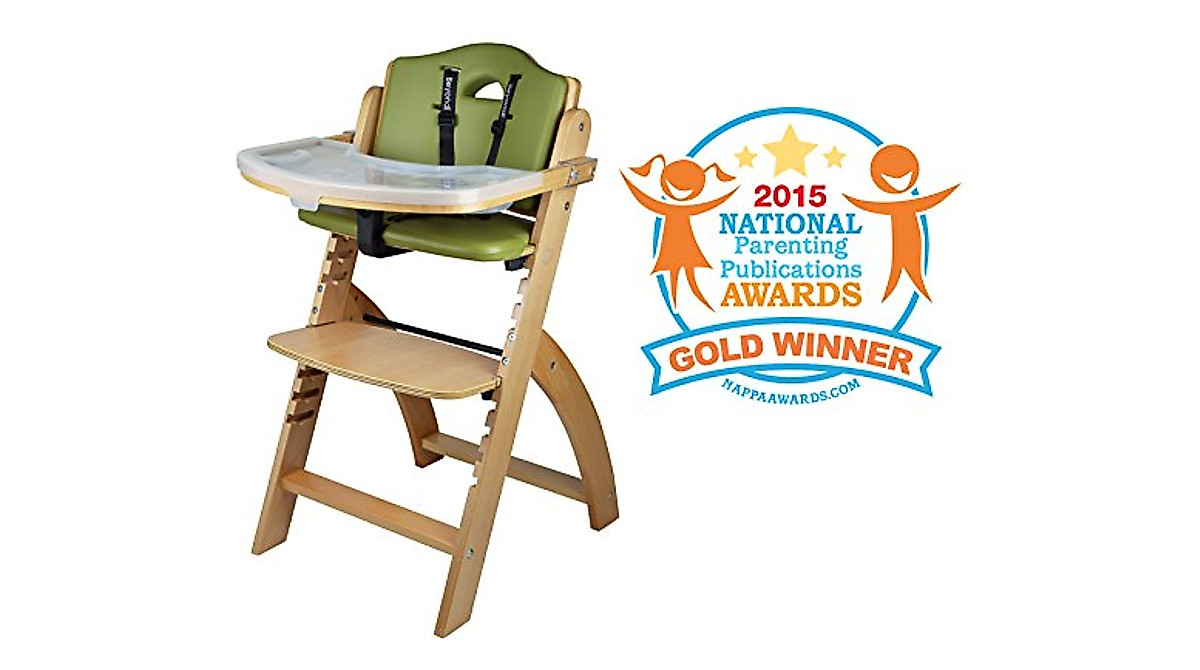 Abiie Beyond Wooden High Chair - Adjustable & Hygienic Baby Dining Solution